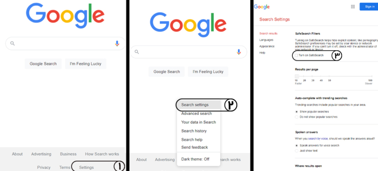 راهنمای غیر فعال کردن Safe Search گوگل - موبونیوز